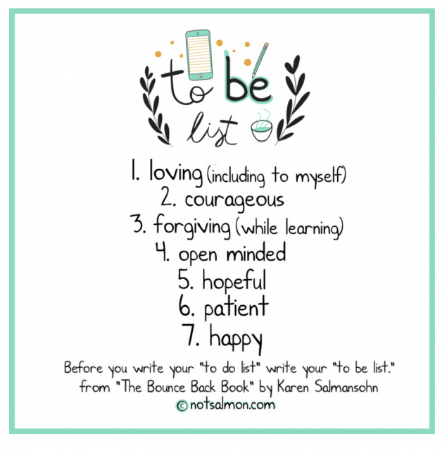 Why I recommend writing a To Be List before a To Do List