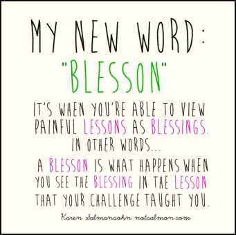 The definition of the word Blesson