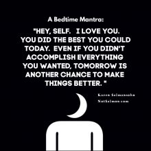 4 Tips To Get A Good Night’s Sleep - Karen Salmansohn