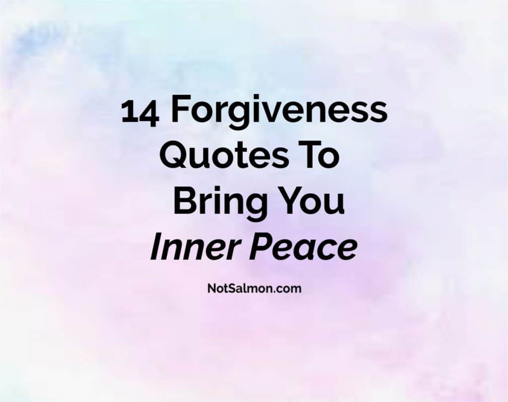 14 of The Best Forgiveness Quotes To Bring You Inner Peace